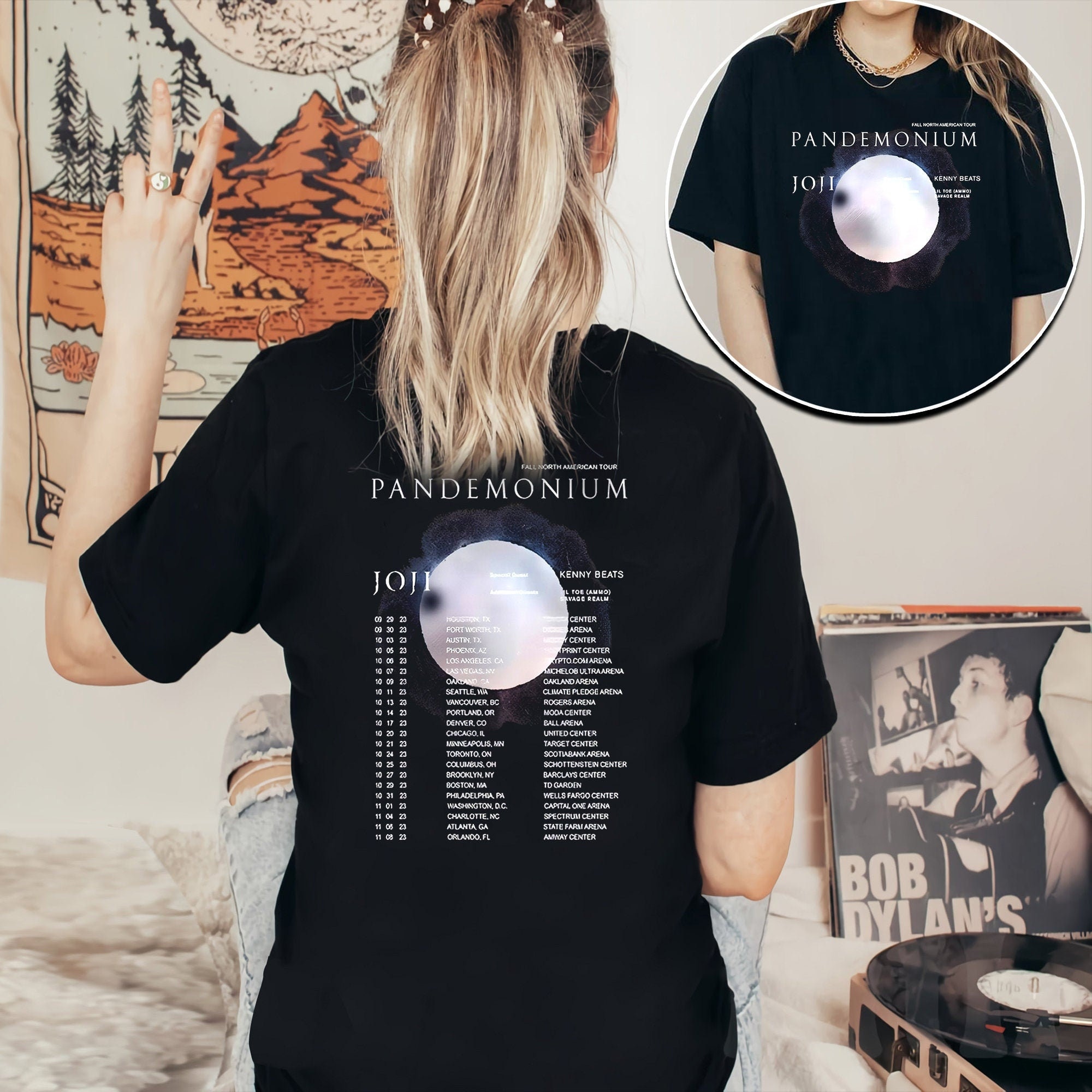 Joji Pandemonium Tour 2023 Shirt, Joji 2023 Concert Shirt sold by Julia ...