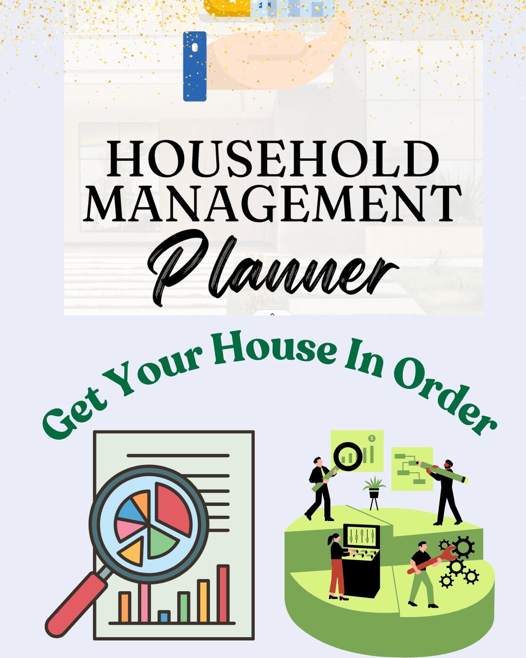 Digital Household Management Planner - Etsy