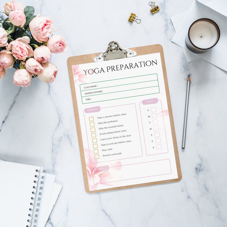 Physical and Mental Self-care Mom and Girls Planner-pink Floral ...