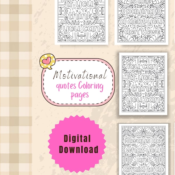 Coloring Pages Mental Health - Etsy