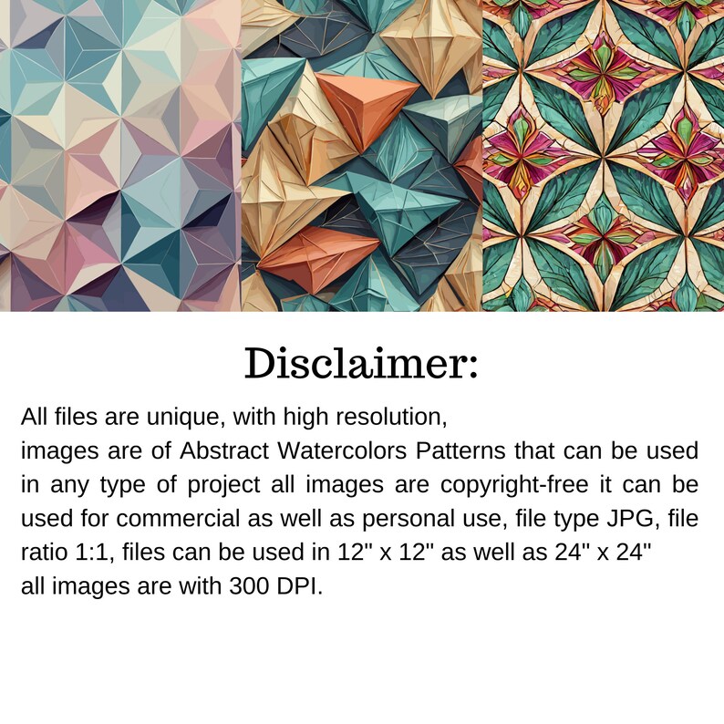 100 Geometric Shape Patterns Midjourney Generated Digital Pattern ...