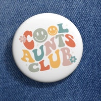 Auntie to Be Pin, Gift for New Auntie, Baby Shower Pins, Olive and Pink ...