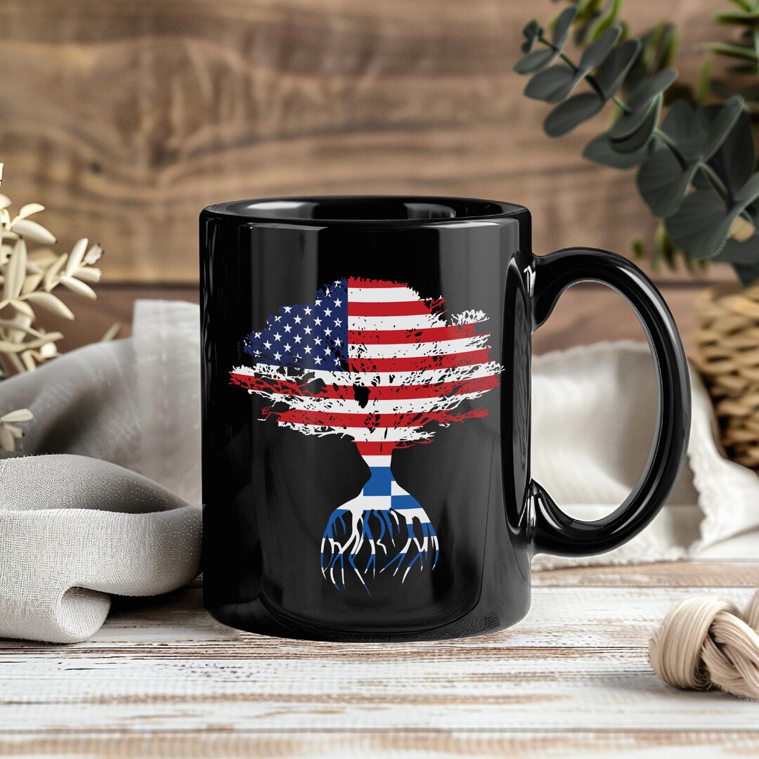 Greece Greek Flag Pride Mug – Coffee Cup Tea Mugs American Gift for ...