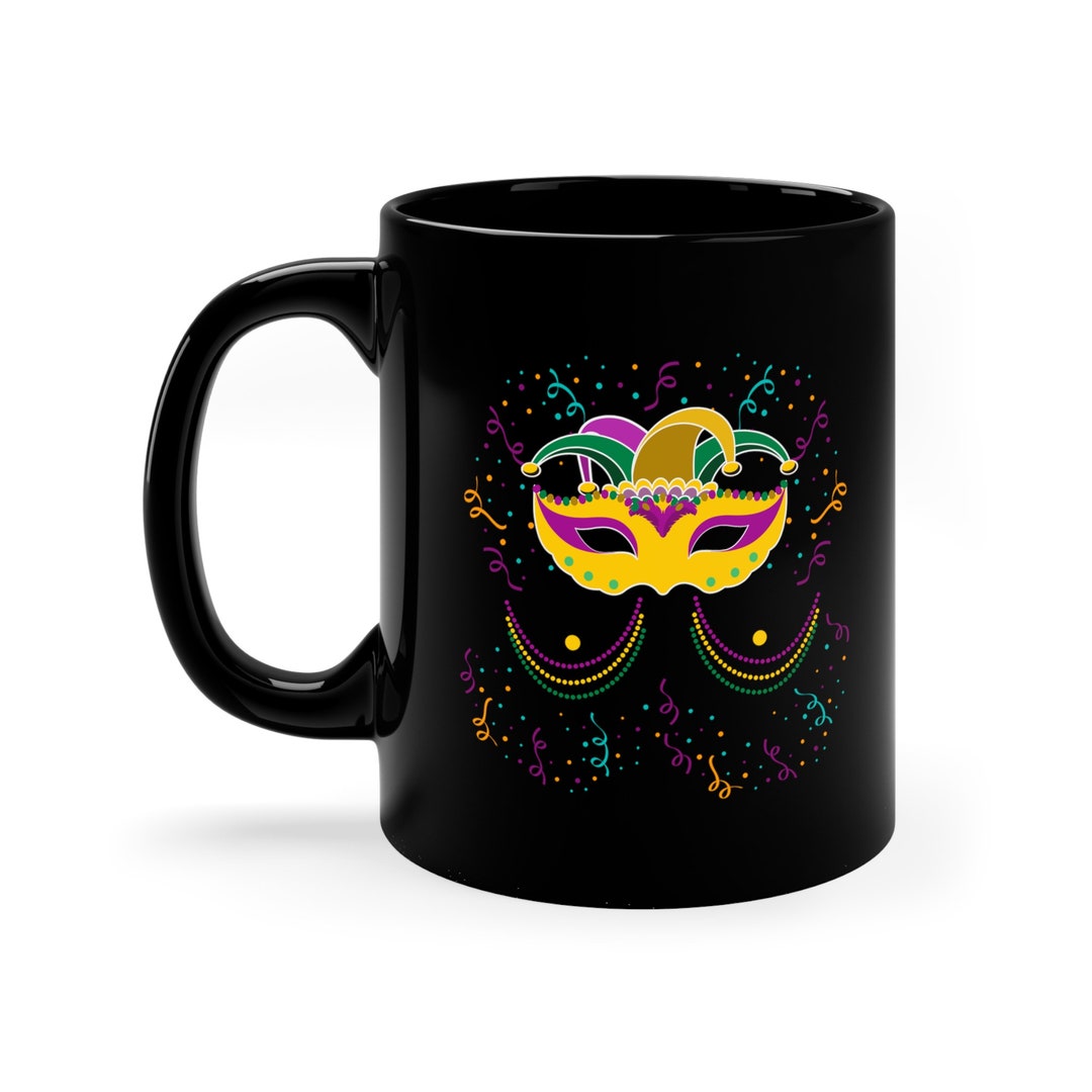 Mardi Gras Masks Queen Carnival Costume Funny Mug Coffee Tea Cup ...