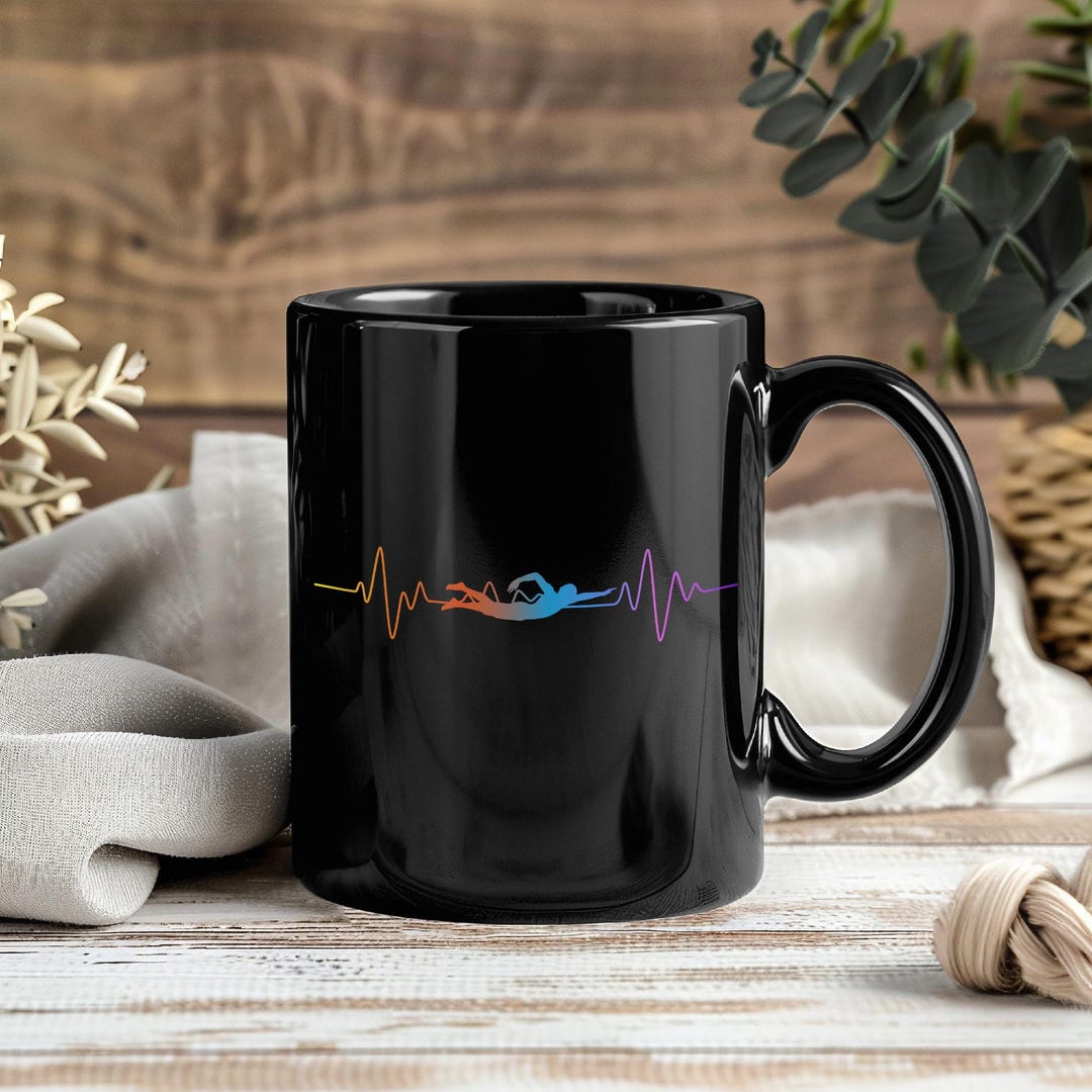 Cool Swimming Mug for Men Women Kids, Funny Swimmer Gift, Swim ...
