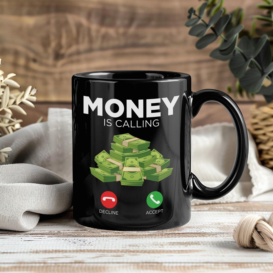 Hustle Hundred Dollar Bill Mug – Money Coffee Cup Tea Mug Gift for ...