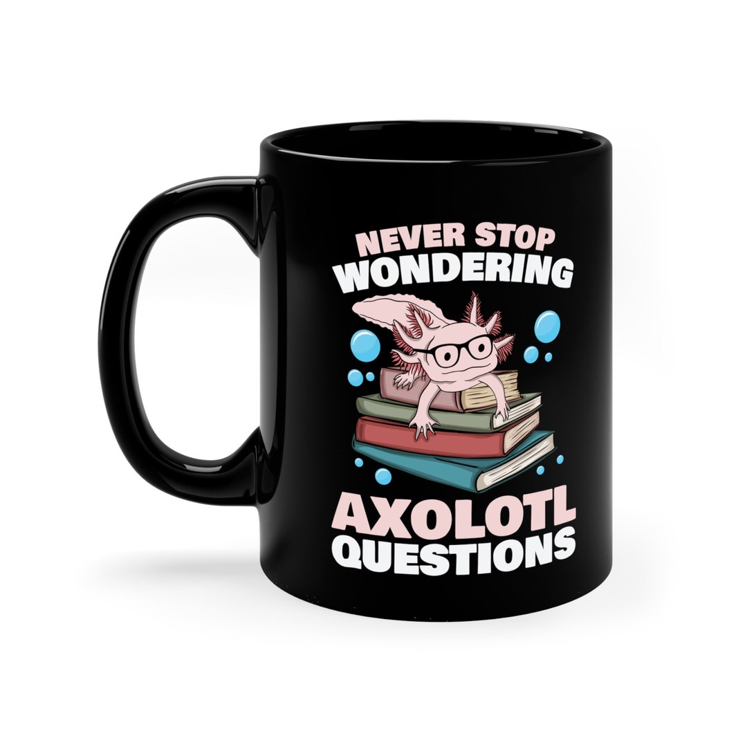 Axolotl Reading Books Axolotls Amphibian Lover Gift Girls Boys Reader ...