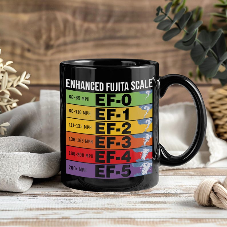 Storm Chasing Enhanced Fujita Scale Tornado Meteorologist Weather Nerd ...