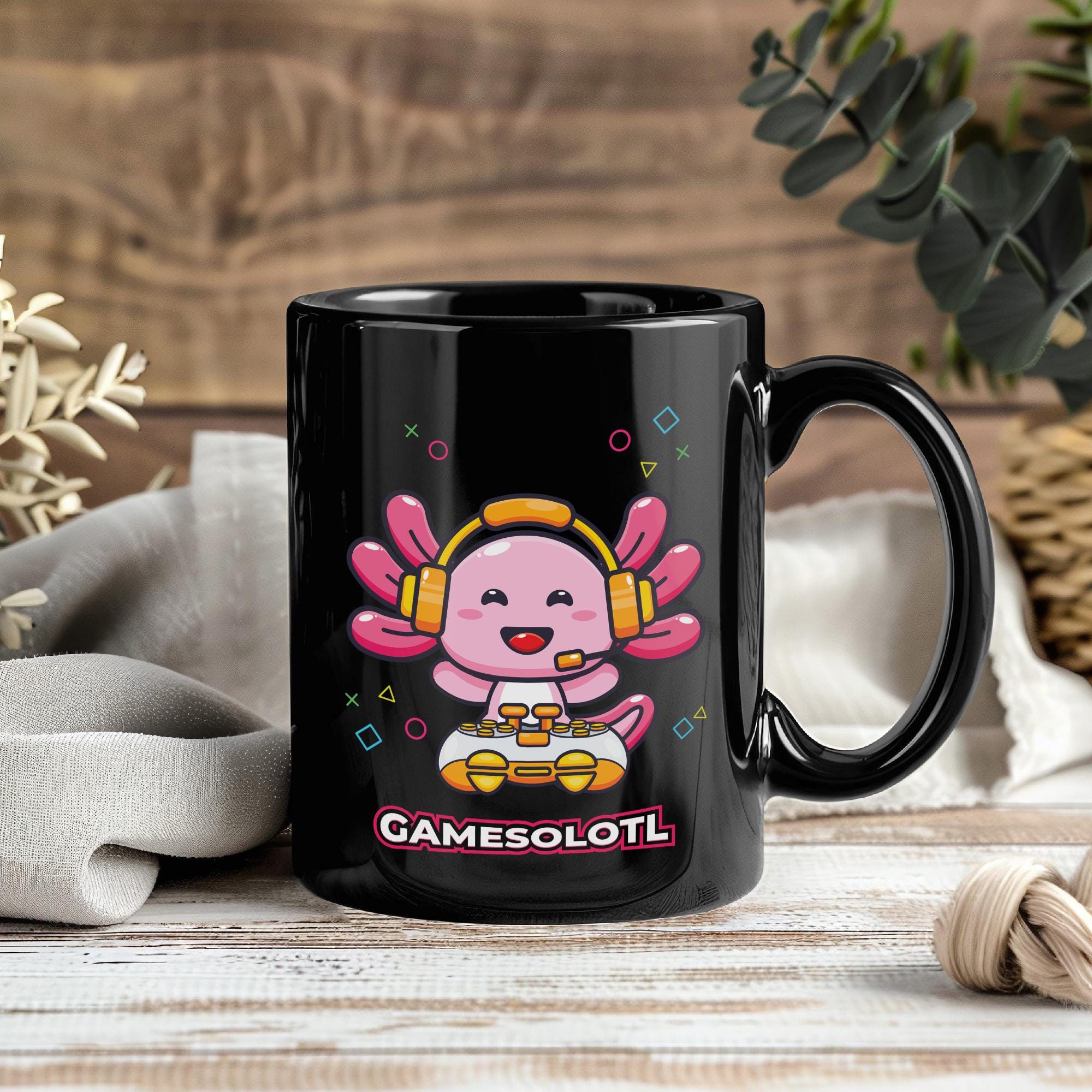 Axolotl Gaming Video Games Axolotls Amphibian Lover Gift Girls Boys ...