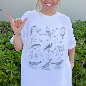 Bird Nerd Bird Watcher Backyard Birds Shirt Bee Dove Bird Shirt Bird ...