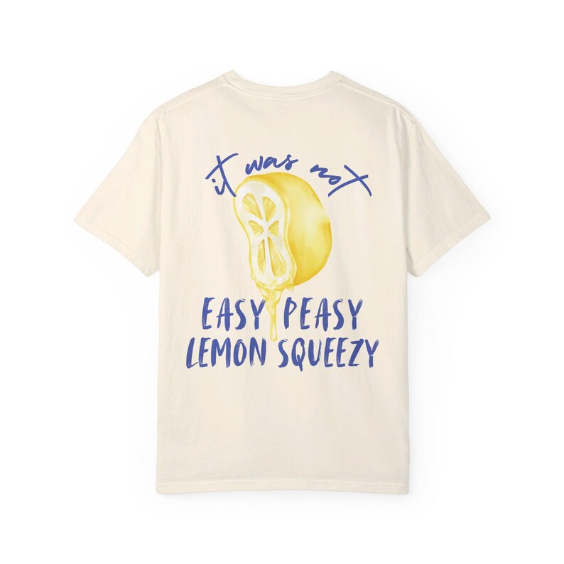 Easy Peasy Lemon Squeezy Lemon Shirt Limoncello Citrus Shirt La Dolce ...