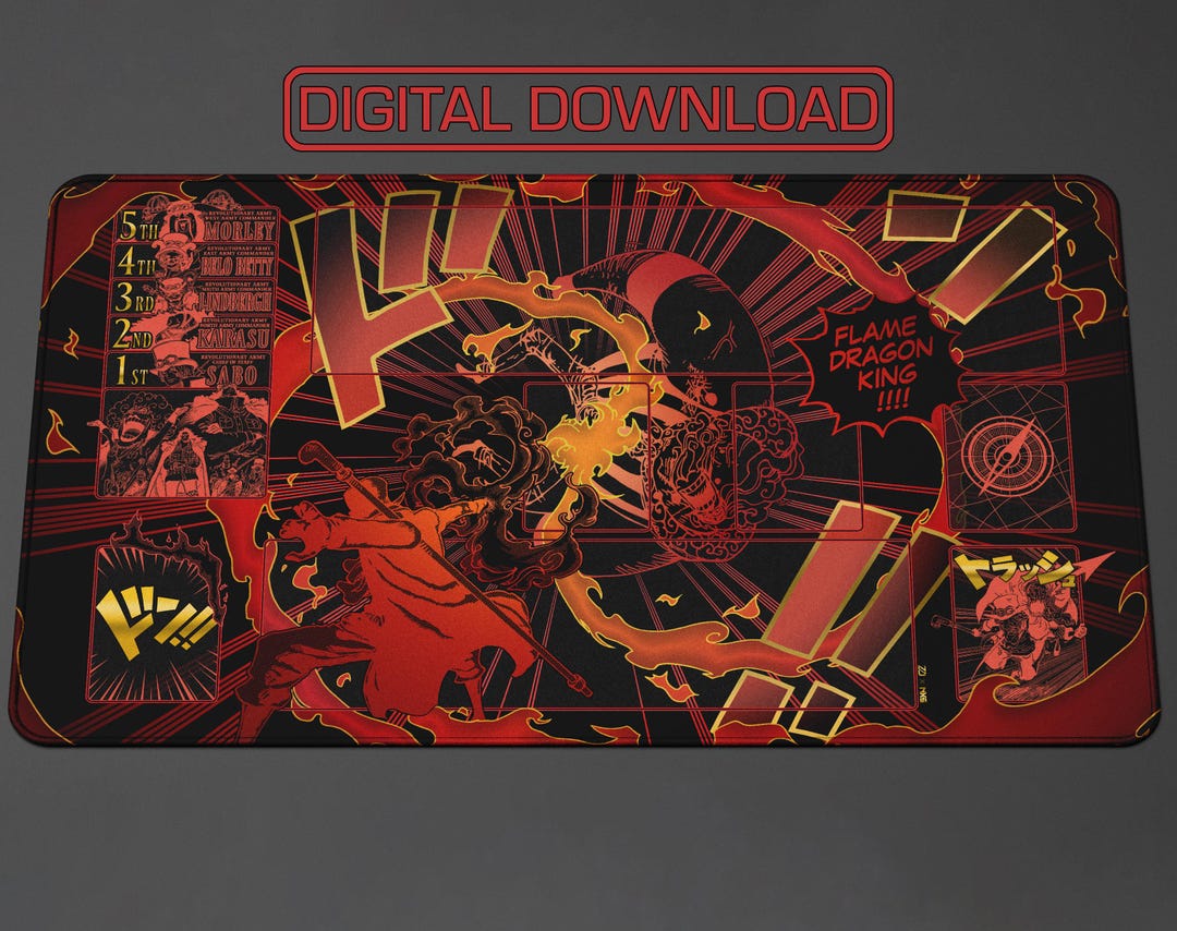 Sabo Manga Design One Piece TCG Playmat (digital Download) - Etsy Canada