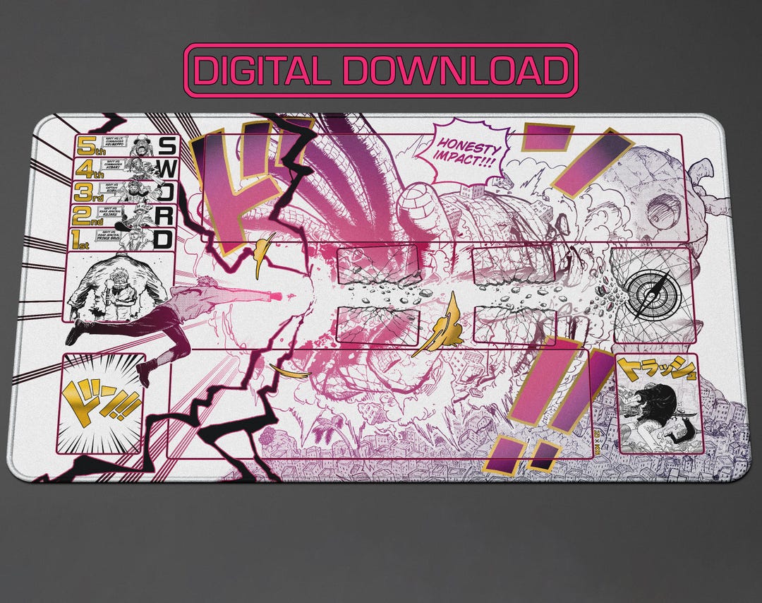 Koby Manga Design One Piece TCG Playmat (digital Download) - Etsy