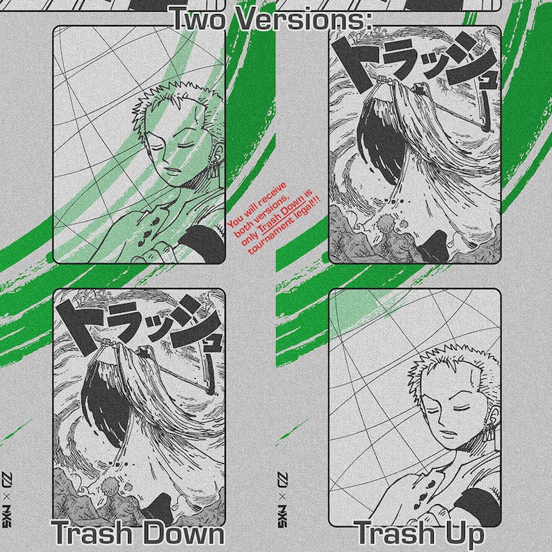 One Piece TCG - Zoro Playmat Design by ZD X NXS (digital for Custom ...