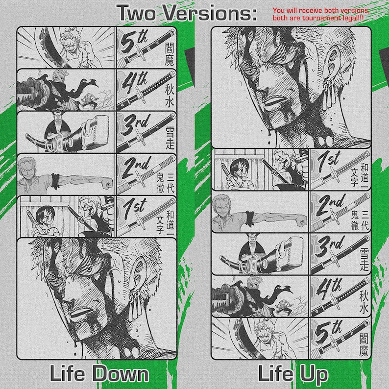 One Piece TCG - Zoro Playmat Design by ZD X NXS (digital for Custom ...