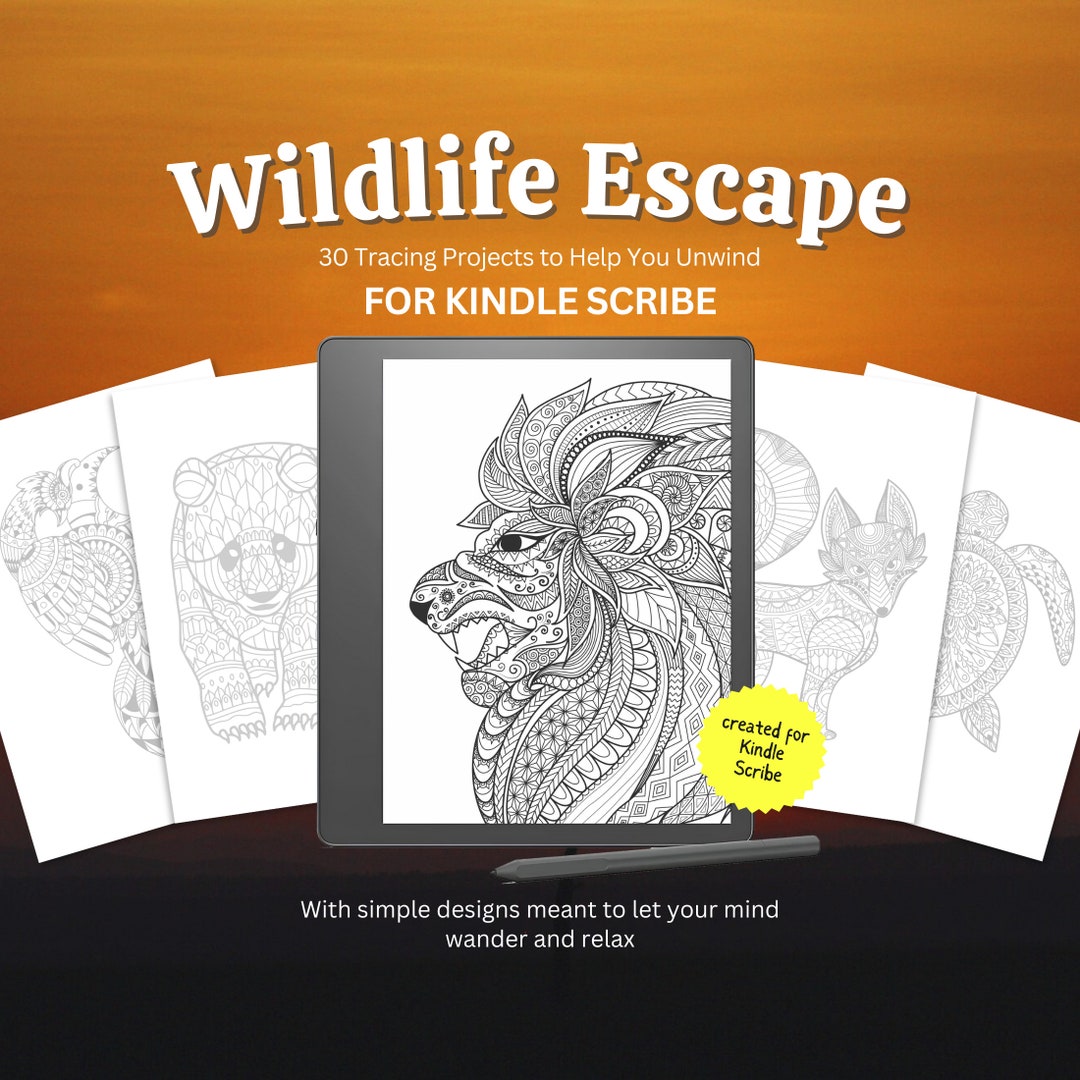 Animal Tracing Book for Relaxation, Mindfulness, and Stress Relief ...