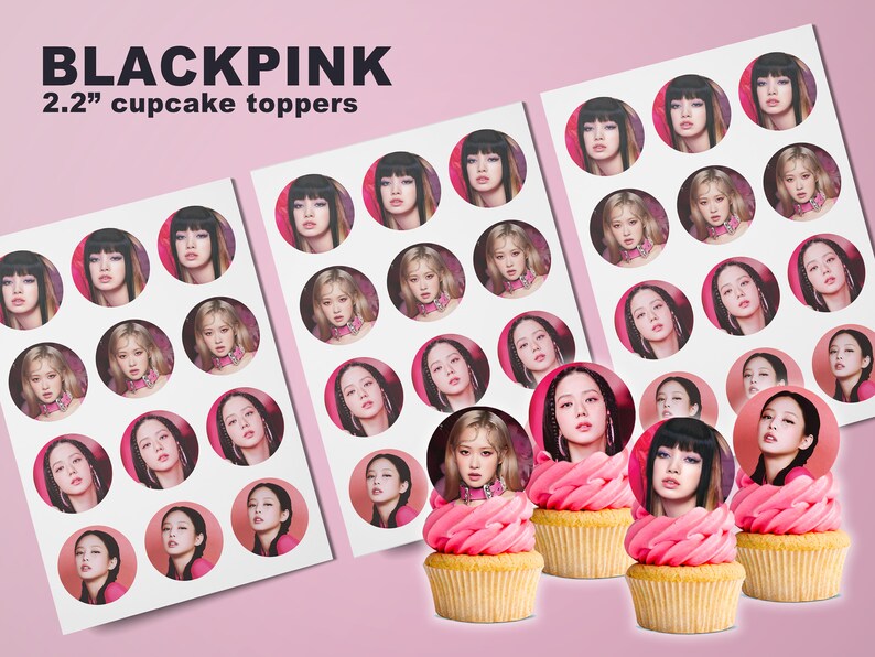 Buy Printable Blackpink Birthday Cake Topper for Blackpink Birthday ...
