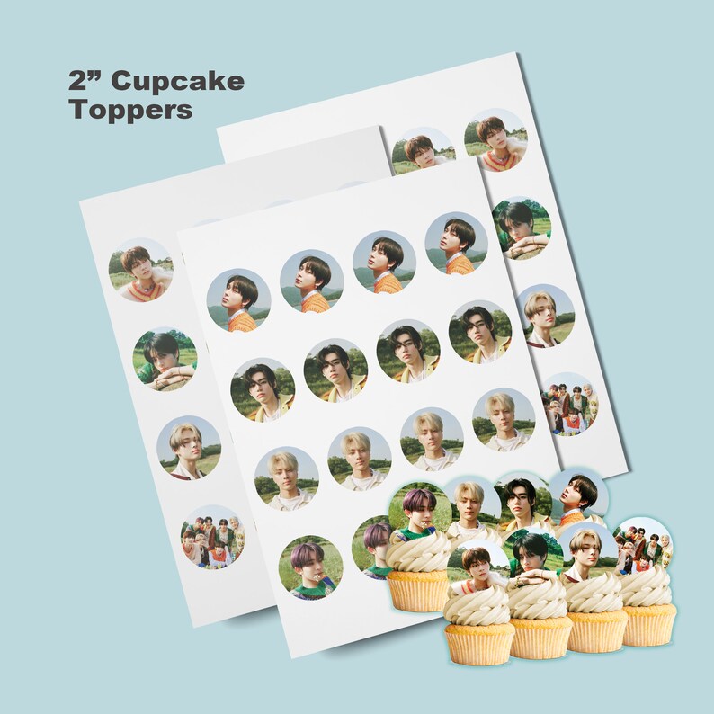 Printable Enhypen Birthday Cake Topper for Engene Kpop Birthday Party ...