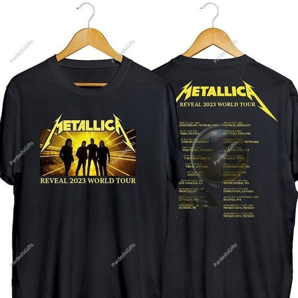 Metallica M72 World Tour Shirt - Etsy Australia