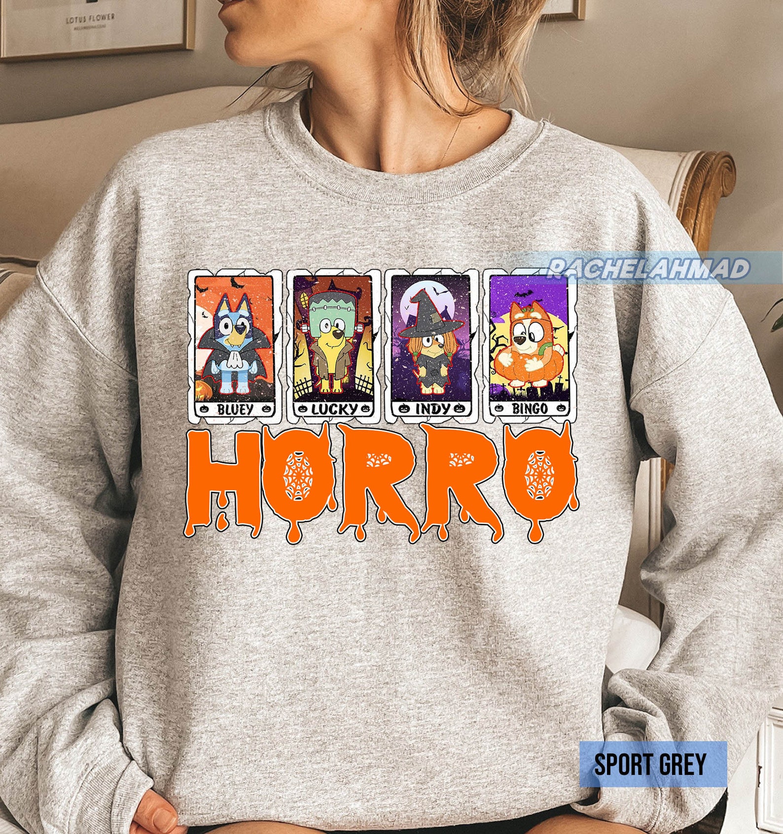 Bluey Horror Halloween Shirt Bluey and Friends Halloween - Etsy