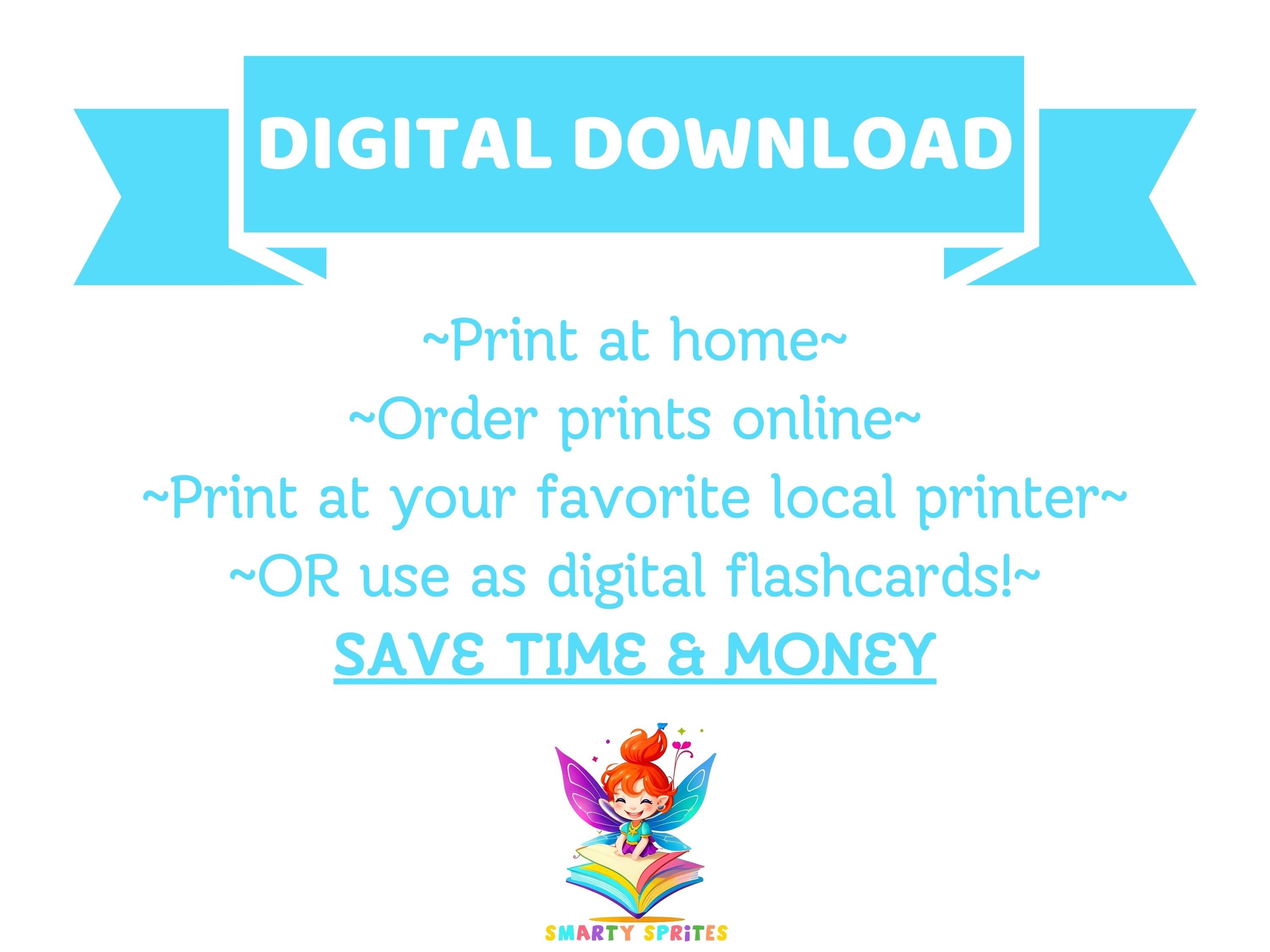 30 FRUITS and VEGETABLES Flashcards for Kids Printable Flashcards ...