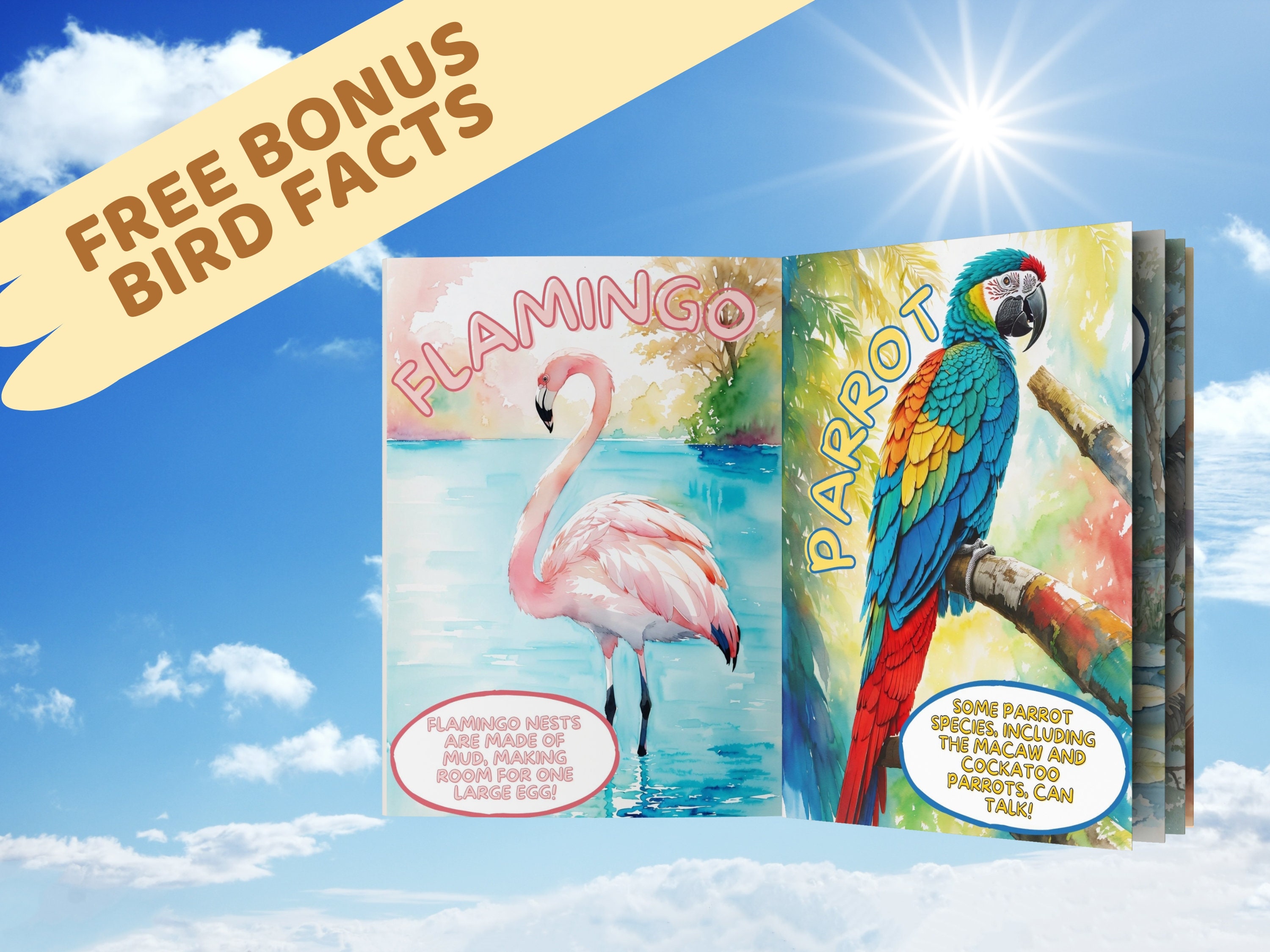 24 BIRD ANIMAL Flashcards for Kids | Printable Flashcards, Montessori ...