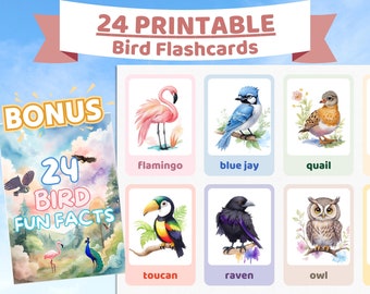 24 BABY ANIMAL Flashcards for Kids Printable Flashcards, Montessori ...