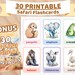 30 SAFARI ANIMAL Flashcards for Kids | Printable Flashcards, Montessori ...