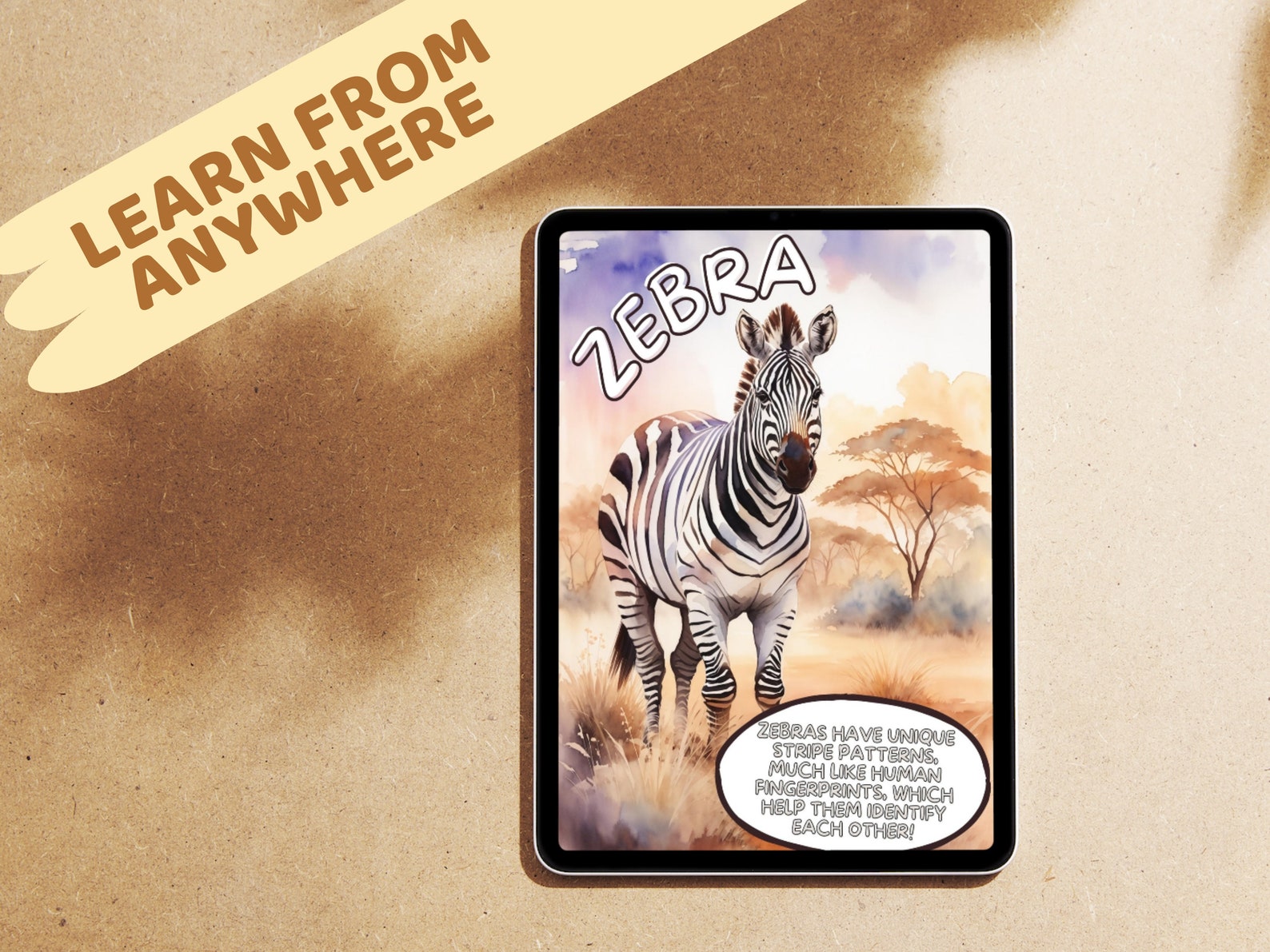 Safari Animal Fun Facts for Kids Printable Booklet Animal - Etsy