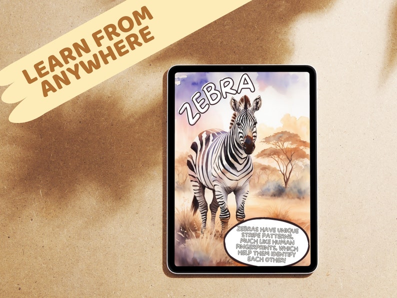 Safari Animal Fun Facts for Kids | Printable Booklet, Animal Learning ...