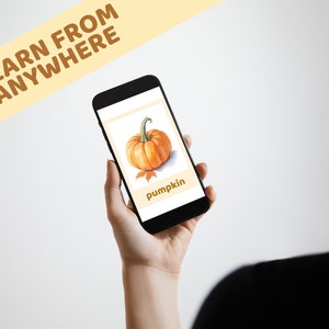 30 FRUITS and VEGETABLES Flashcards for Kids | Printable Flashcards ...