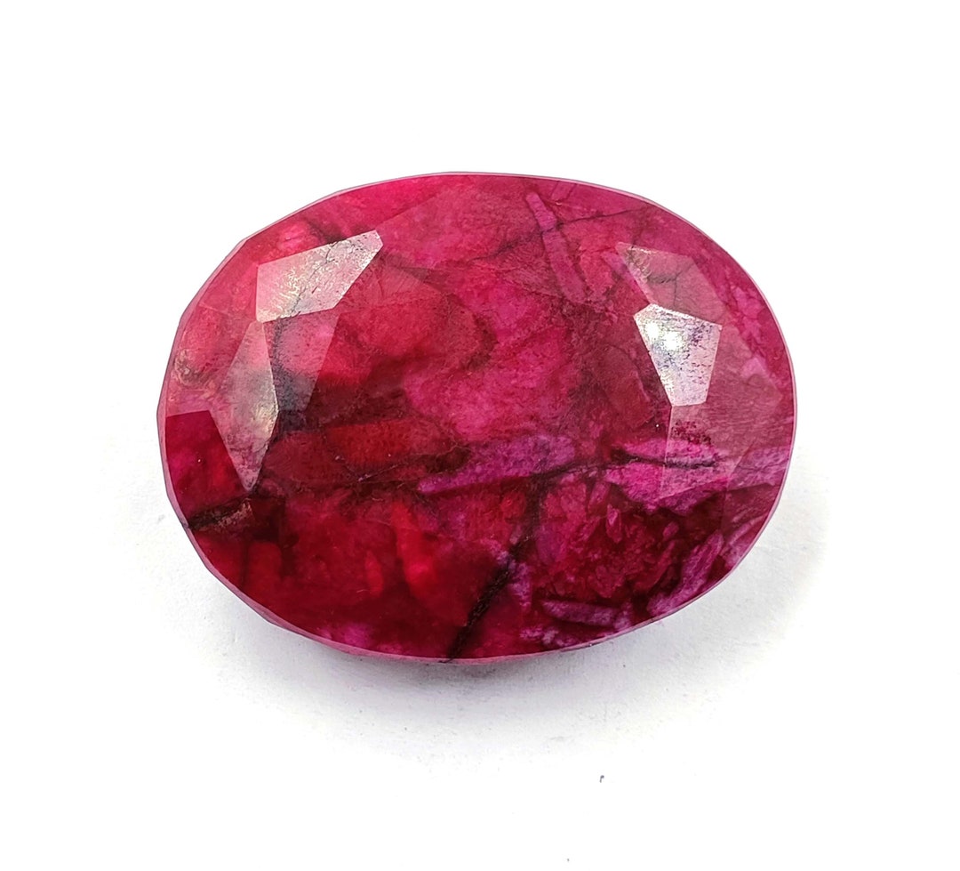 Expedite Shipping African Red Ruby Rare Collection 536.35 Ct Faceted ...