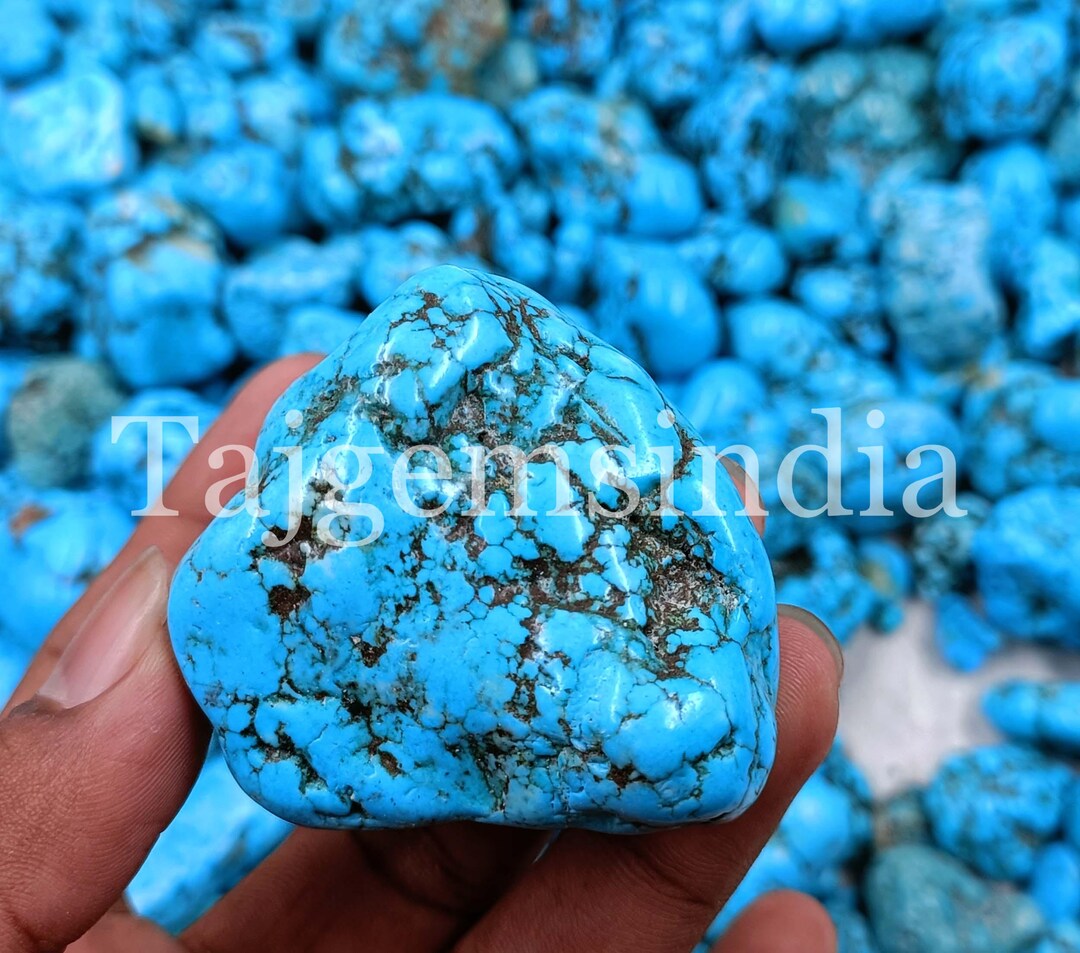 Turquoise Natural Tumble Raw Stone IGL Certified Natural Loose Raw Fast ...