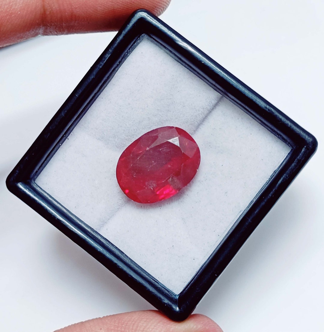 IGL Certified Beautiful Ruby Stone 16-18 Carat Red Ruby Stone Natural ...