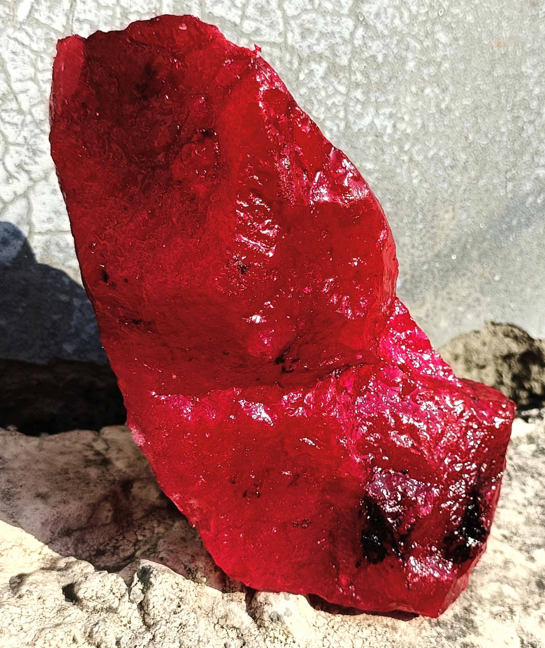 Ruby Engraved Burma Meditation Raw 4500-4550ct IGL Certified Natural ...