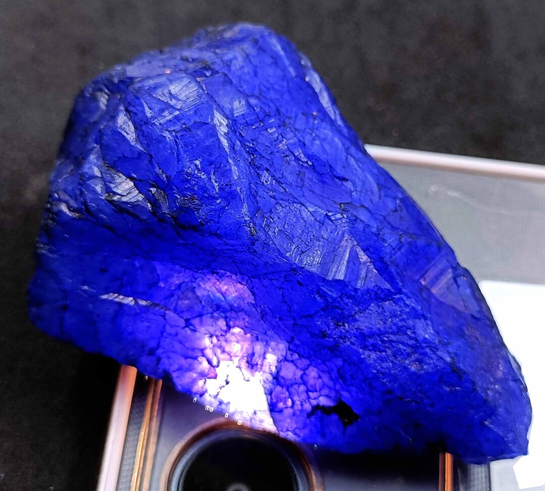 Sapphire 640-670 Ct African Blue Sapphire Rough Stone Natural IGL ...