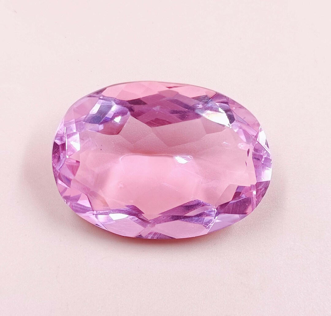 Hurry up Now Pink Topaz 174.20 Carat Lab Created Brazil Stone - Etsy