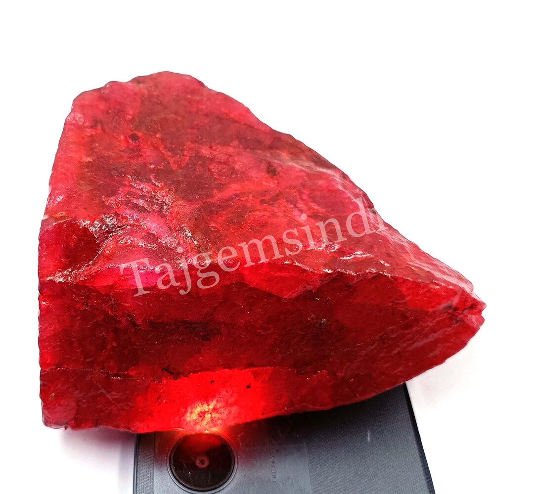 Red Ruby Natural Chunk Uncut Rough African Rough 4282.00 Ct IGL ...