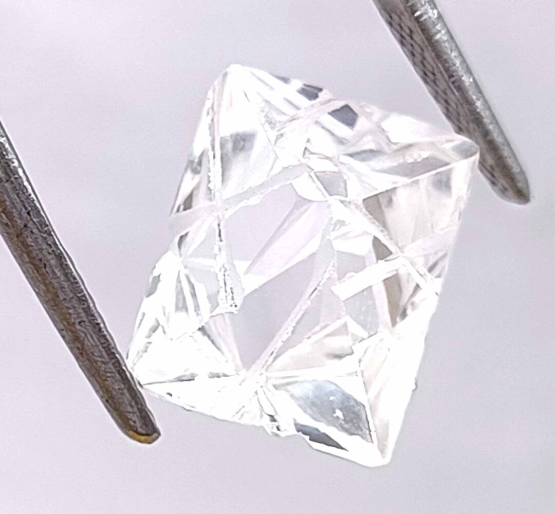 Diamond Rough 8.05 Carat CVD Loose Diamond F-color Color Less Rough ...