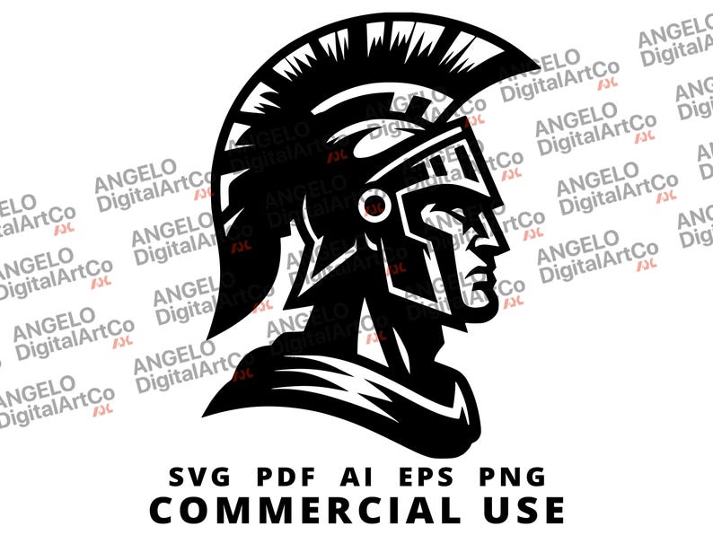 Trojans Silhouette Vector SVG | Digital Design Download | SVG | Trojans ...