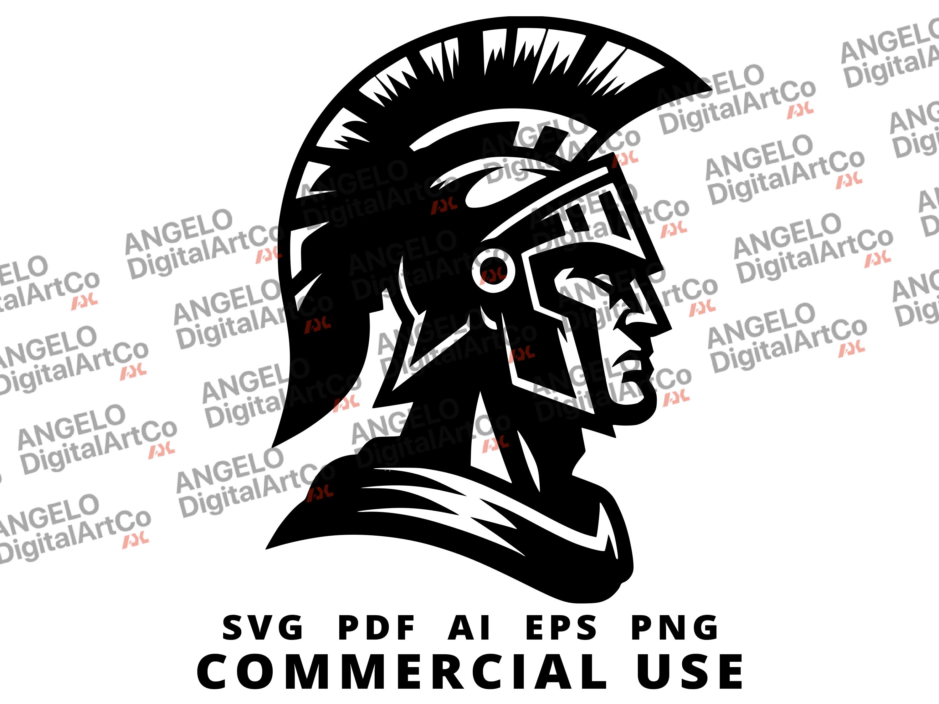 Trojans Silhouette Vector SVG | Digital Design Download | SVG | Trojans ...