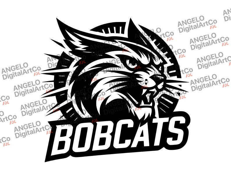 Bobcats Silhouette Vector SVG Digital Design Download SVG Wildcat PNG ...