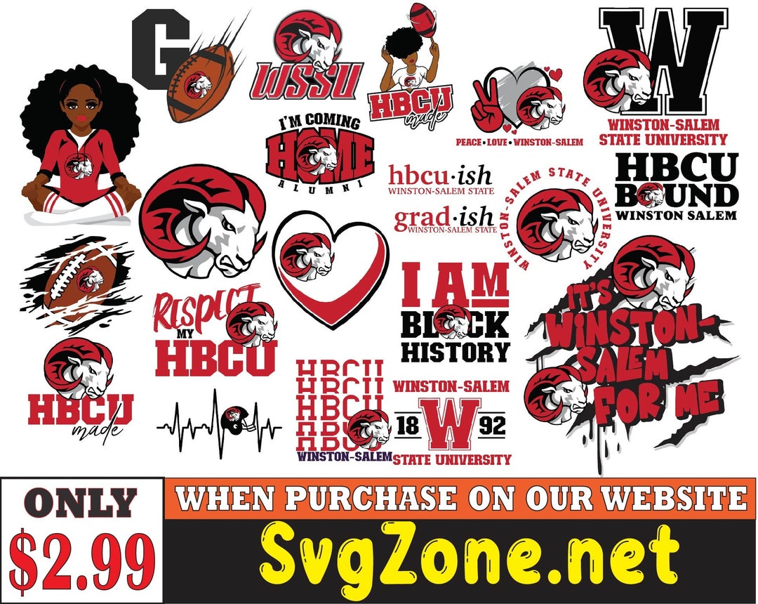 Winston Salem State University Svg Hbcu Svg Collections Hbcu - Etsy