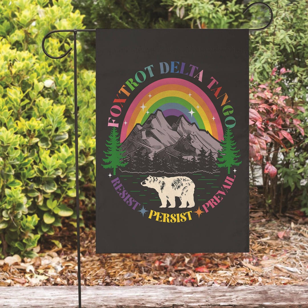 Subtle FDT Anti Trump Garden Flag, Foxtrot Delta Tango Yard Sign, Anti ...