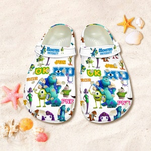 Monsters Inc Clog Shoes Monster University Sandal Shoes Gift for Women ...