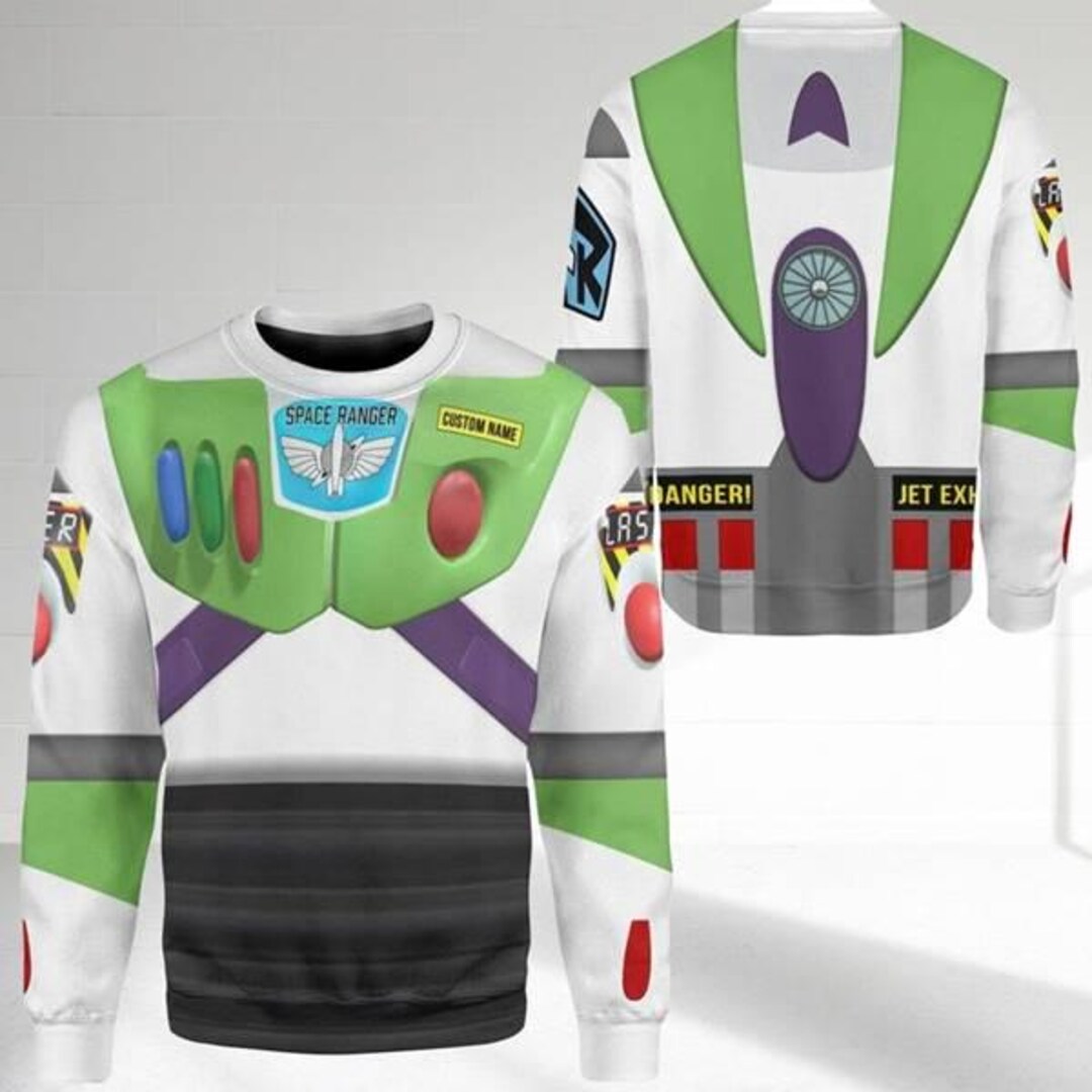 Personalized Buzz Lightyear Halloween Costumes Shirt, Toy Story Cosplay ...