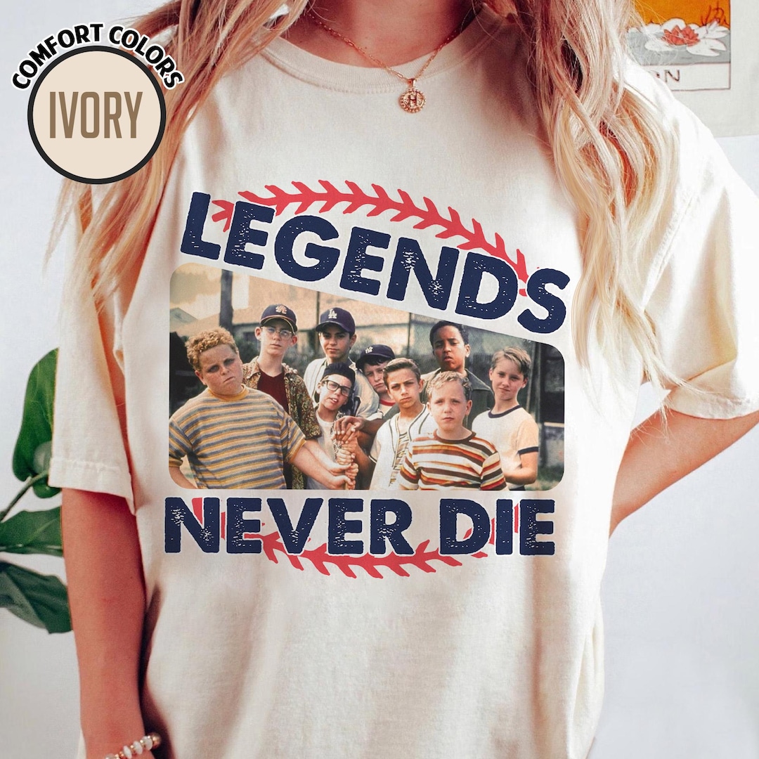The Sandlot Movie Legends Never Die Shirt | the Sandlot Shirt | Scotty ...