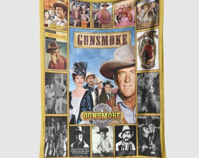 Gunsmoke 70th Anniversary Poster, Gunsmoke 1955 to 1975 Poster, Classic ...