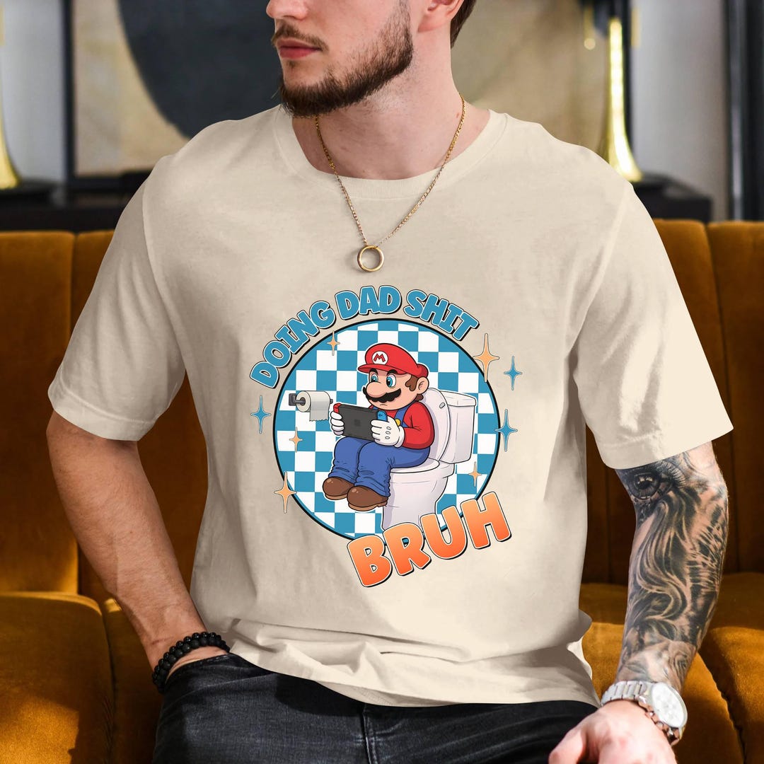 Super Mario Doing Dad Shirt, Super Mario T-shirt for Father's Day ...