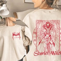 Scarlet Witch Wanda Maximoff Acrylic Keychain Charm Elizabeth Olsen ...
